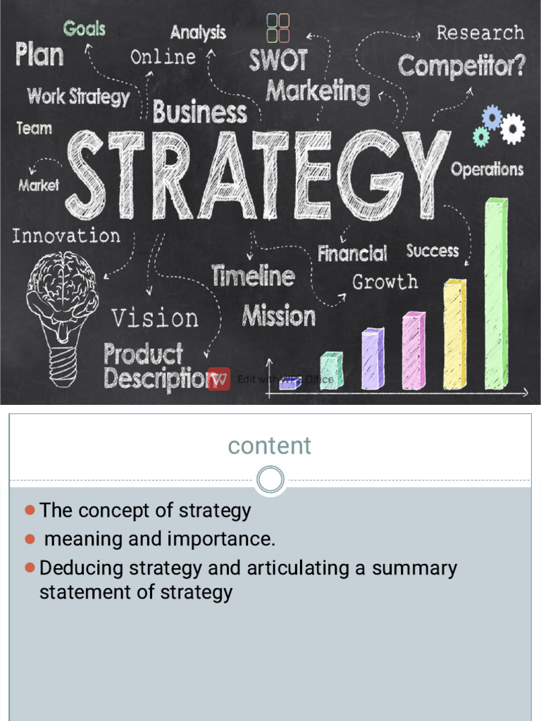Strategy | PDF | Strategic Management | Goal