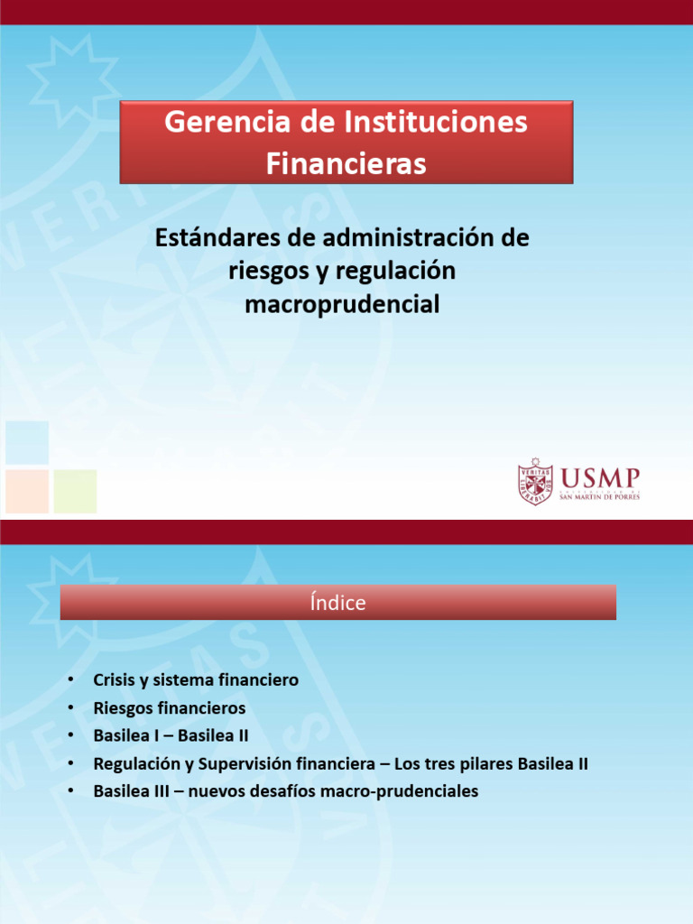 Regulación y Riesgos Financieros | PDF | Basilea Ii | Basilea Iii