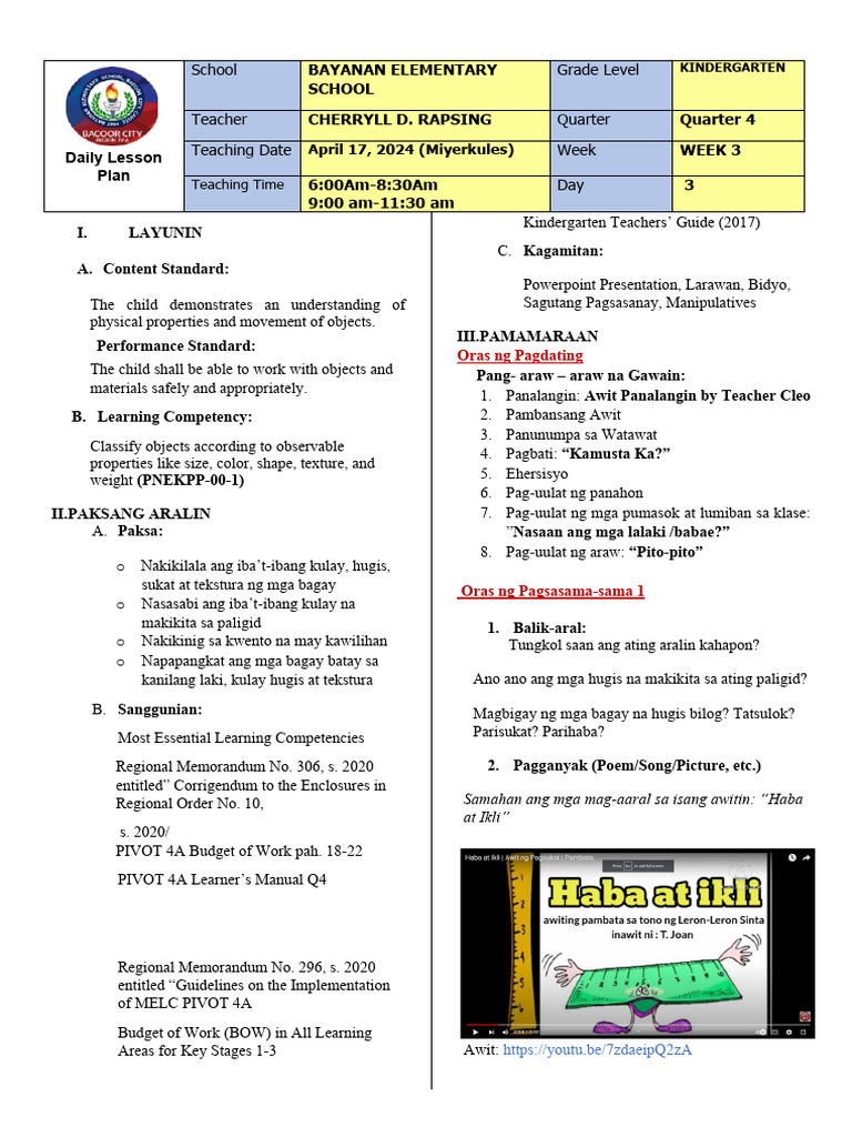 Q4 WEEK 3 DAY 3 Amy | PDF