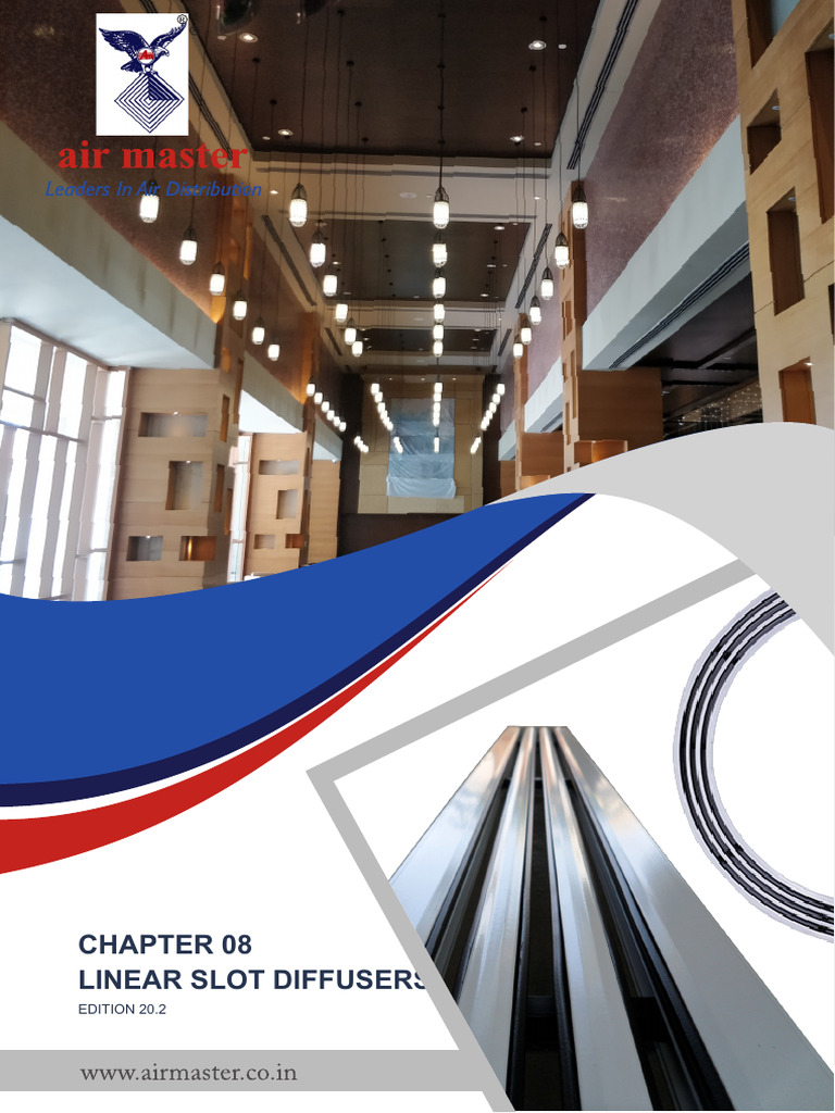 08 Linear Slot Diffusers -Revised(20.2) | PDF | Extrusion | Duct (Flow)