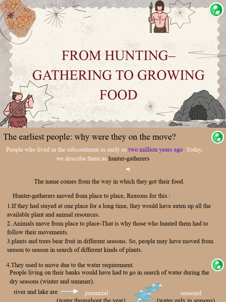 From Hunter-Gatherers to Farmers | PDF | Domestication | Paleolithic