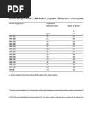 Parallel Flange Channels (PFC), Section Properties Dimensions ...