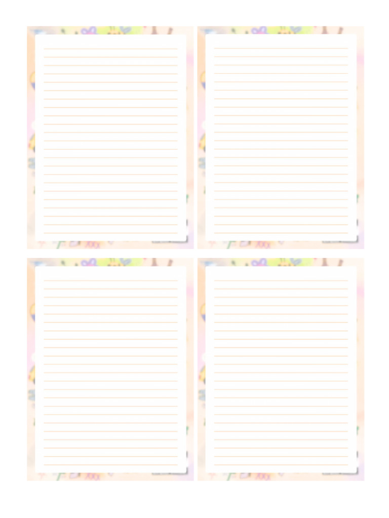 Hojas para agenda diseño KarolG | PDF