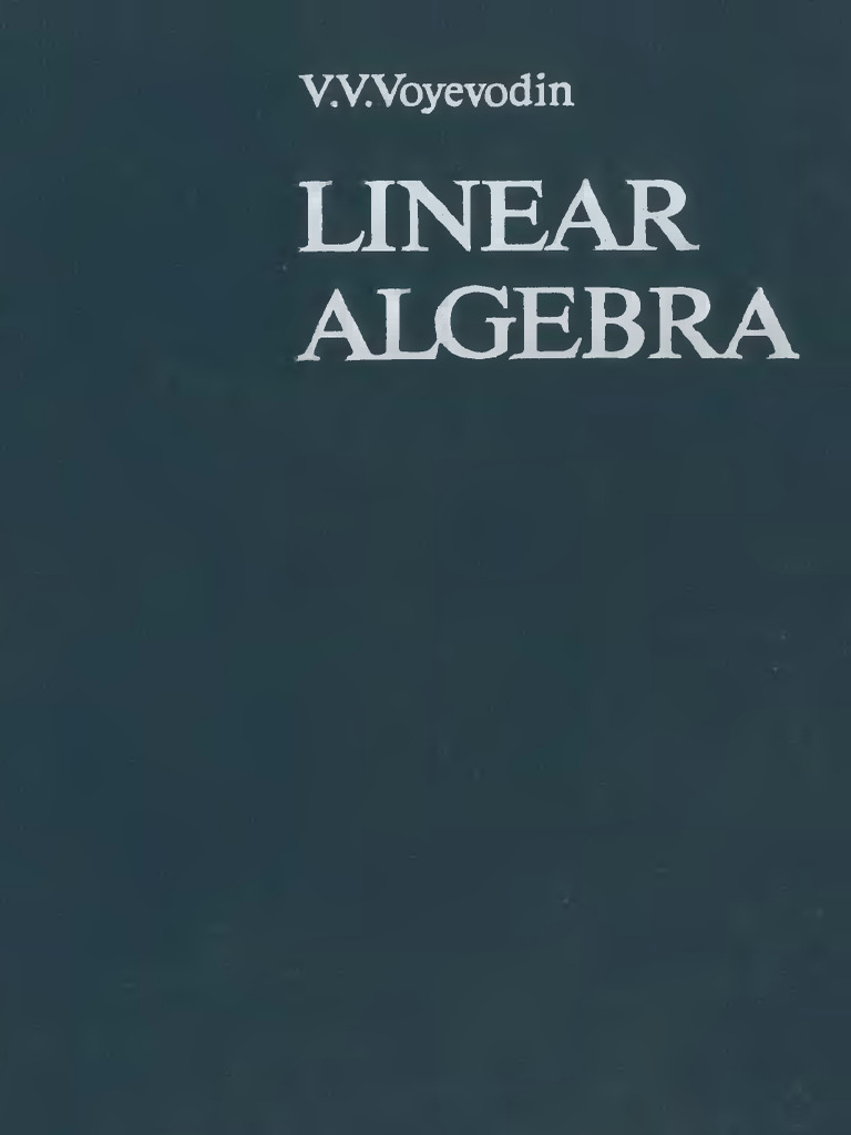 Linear Algebra for Comp. Math | PDF | Operator (Mathematics) | Matrix ...
