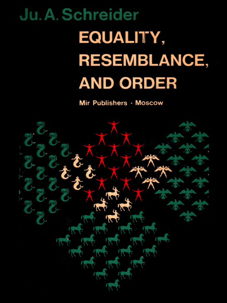 Equality Resemblance and Order (Mir,1975) | PDF | Set (Mathematics ...