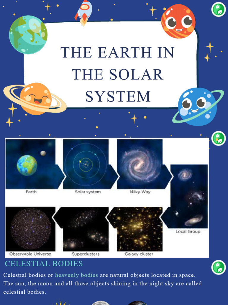 The Earth in The Solar System | PDF | Planets | Solar System