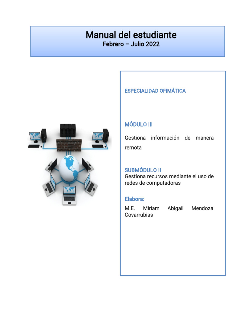 Manual Estudiante 2022 Ofimática | PDF