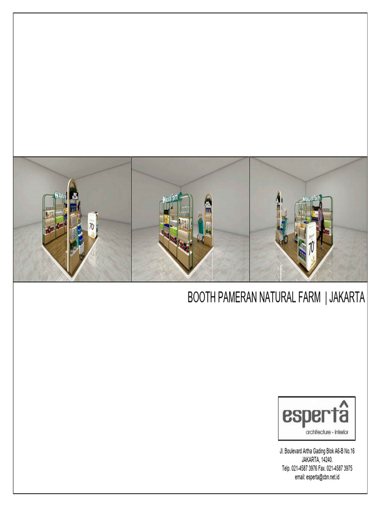 Gambar Kerja Booth Natural Farm | PDF | Fax | International ...