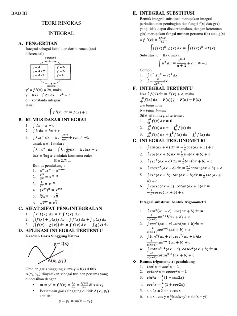 Bab III Integral | PDF