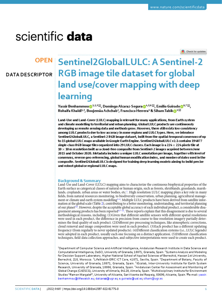 Sentinel2Globallulc: A Sentinel-2 RGB Image Tile Dataset For Global Land Use/Cover Mapping With ...