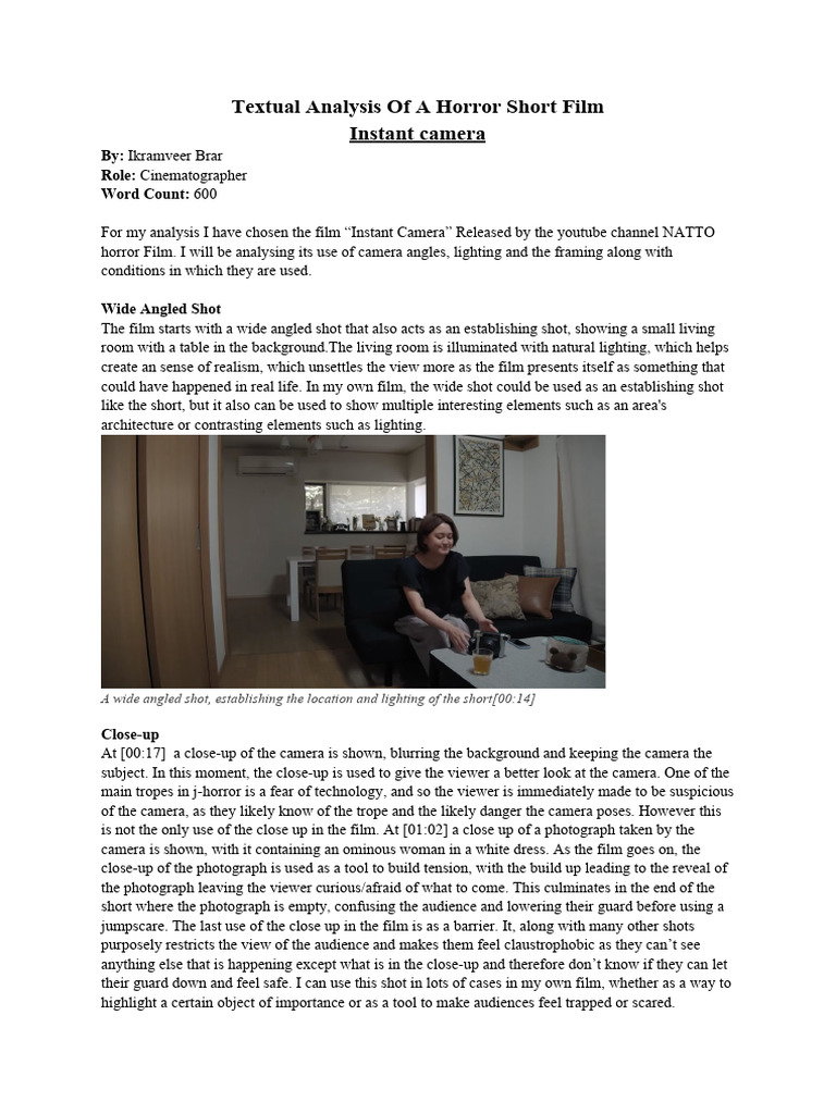 Media TEXTUAL ANALYSIS - SUMMATIVE TASK | PDF