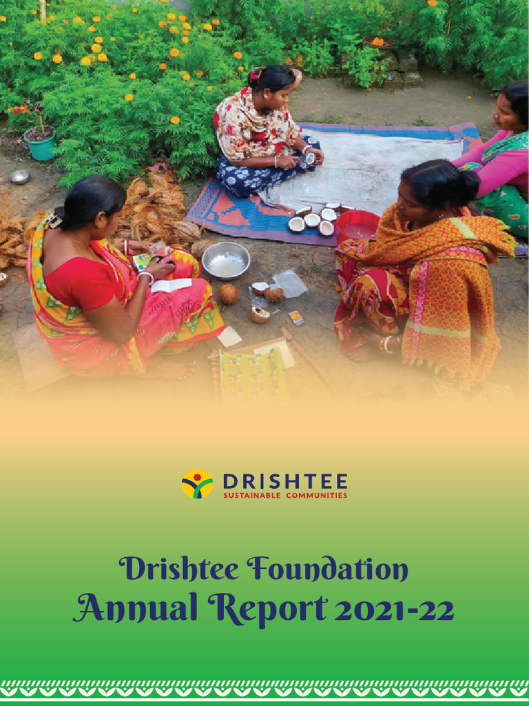 Drishtee Foundation Annual Report 2021 2022 | PDF | Sustainability ...
