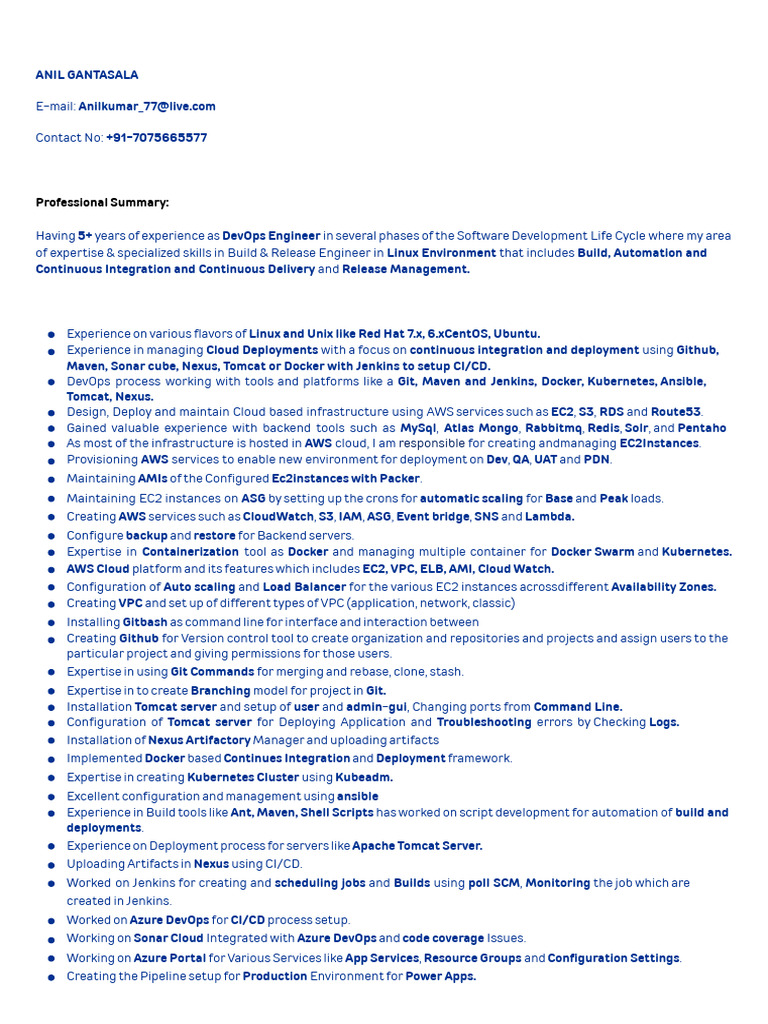 Anil Aws Azure | PDF | Cloud Computing | Microsoft Azure