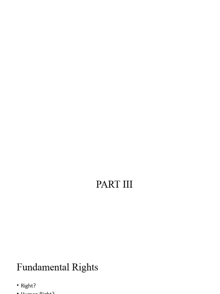 Part III | PDF | Legal Documents | Common Law