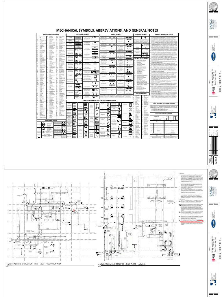 Mechanical Drawings | PDF | Duct (Flow) | Valve