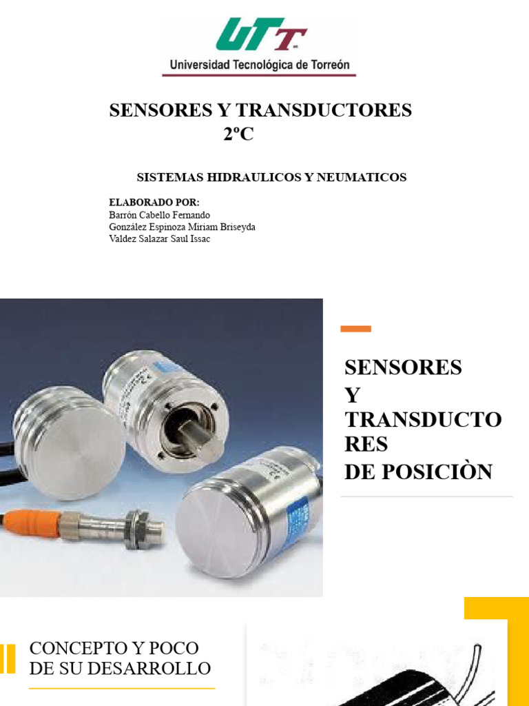 Presentacion de Sensores | PDF