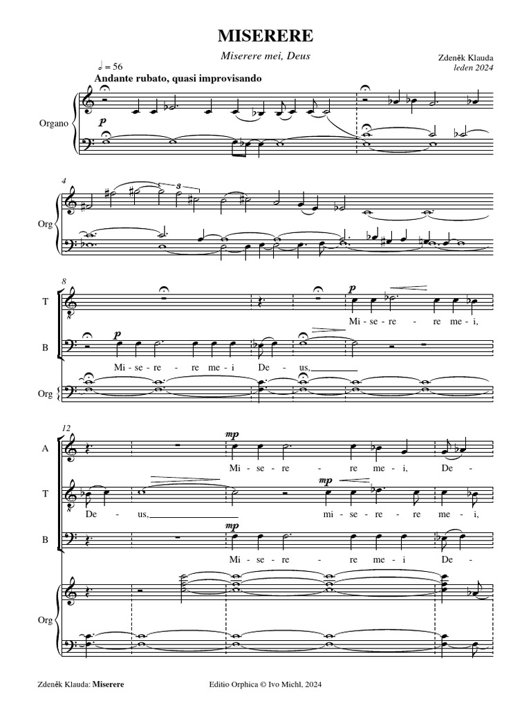 Miserere | PDF