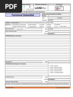 Technical Submittal Format | PDF