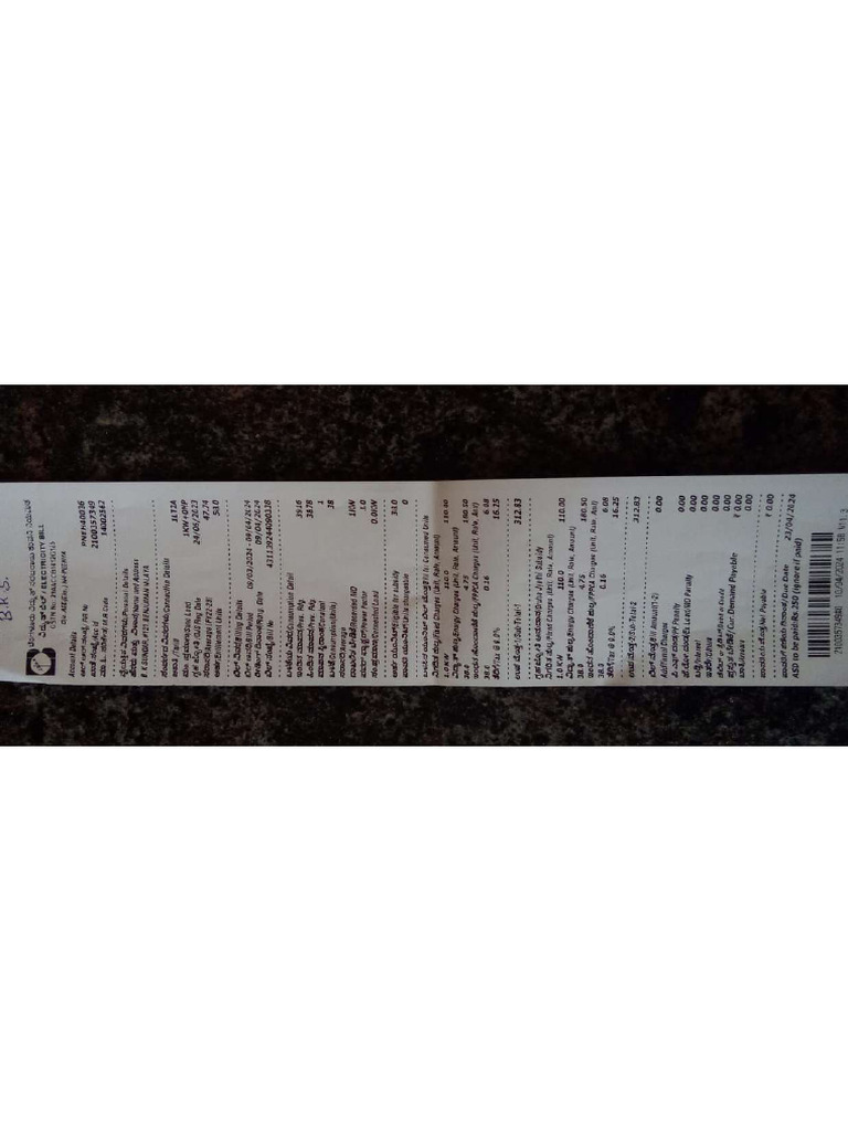 Bescom Bill | PDF