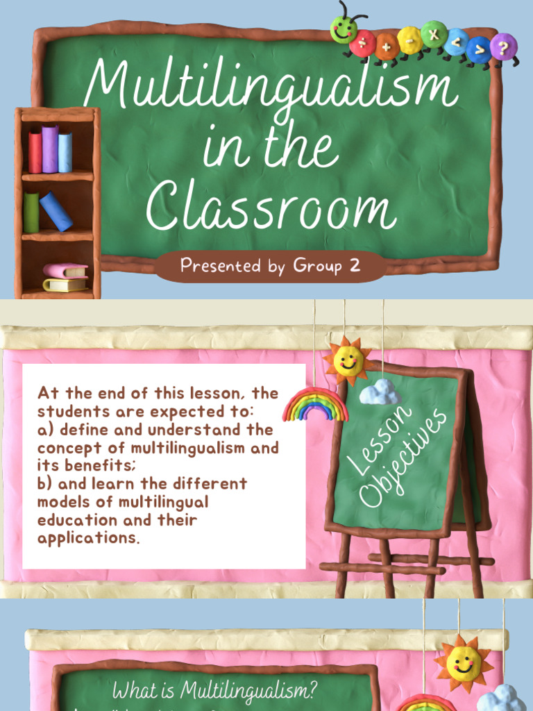 Lesson 5 Multilingualism In The Classroom Group 2 Pdf