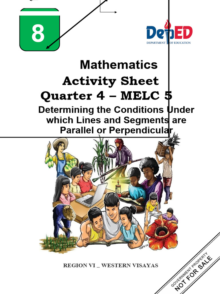 Math8-Q4-LAS-5 | PDF | Perpendicular | Euclidean Geometry