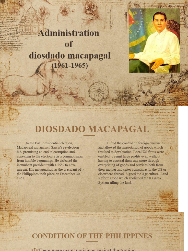 Marcos & Macapagal Administration | PDF | Politics