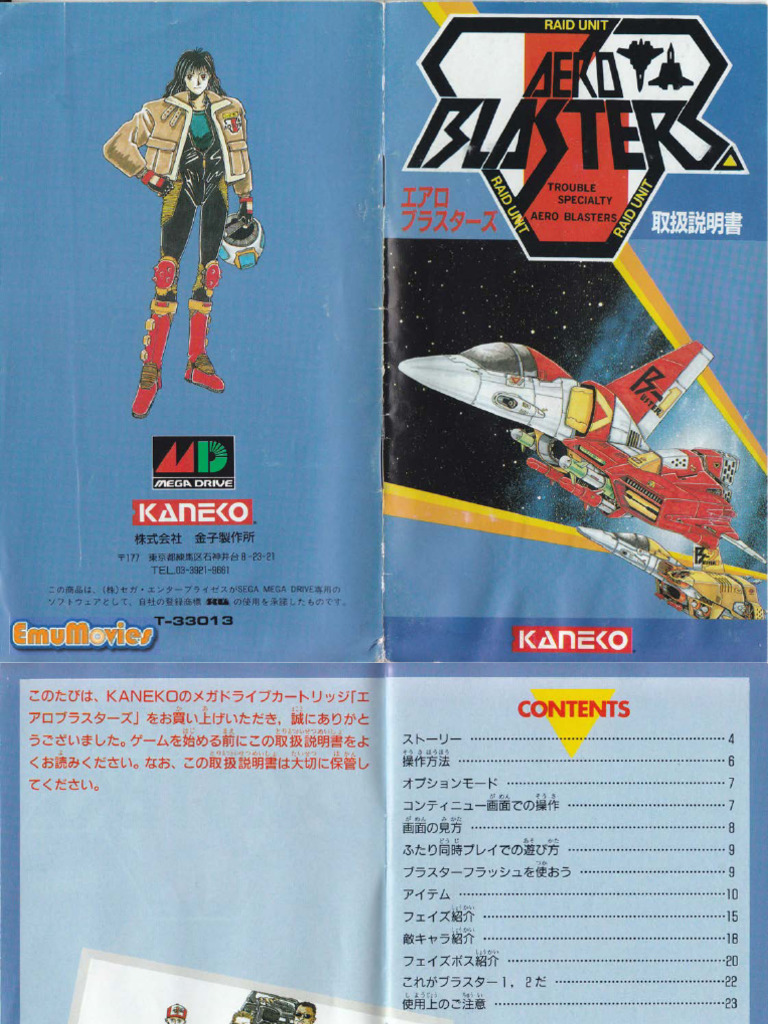 Aero Blasters (Japan) | PDF