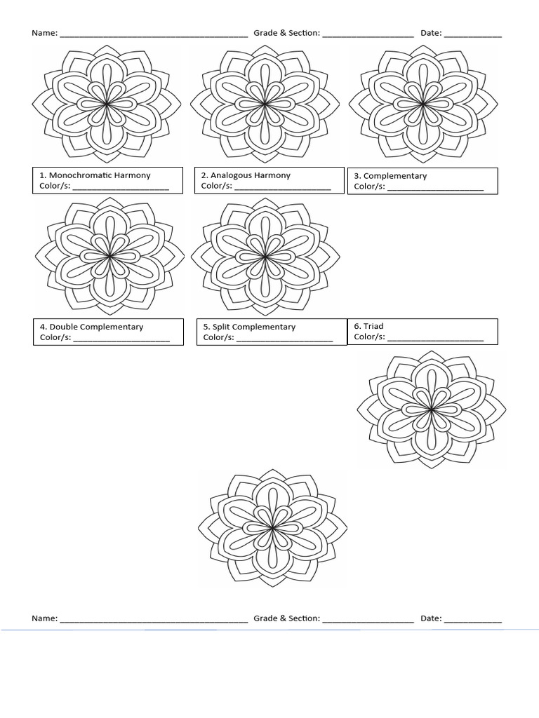 Color Scheme Summative | PDF