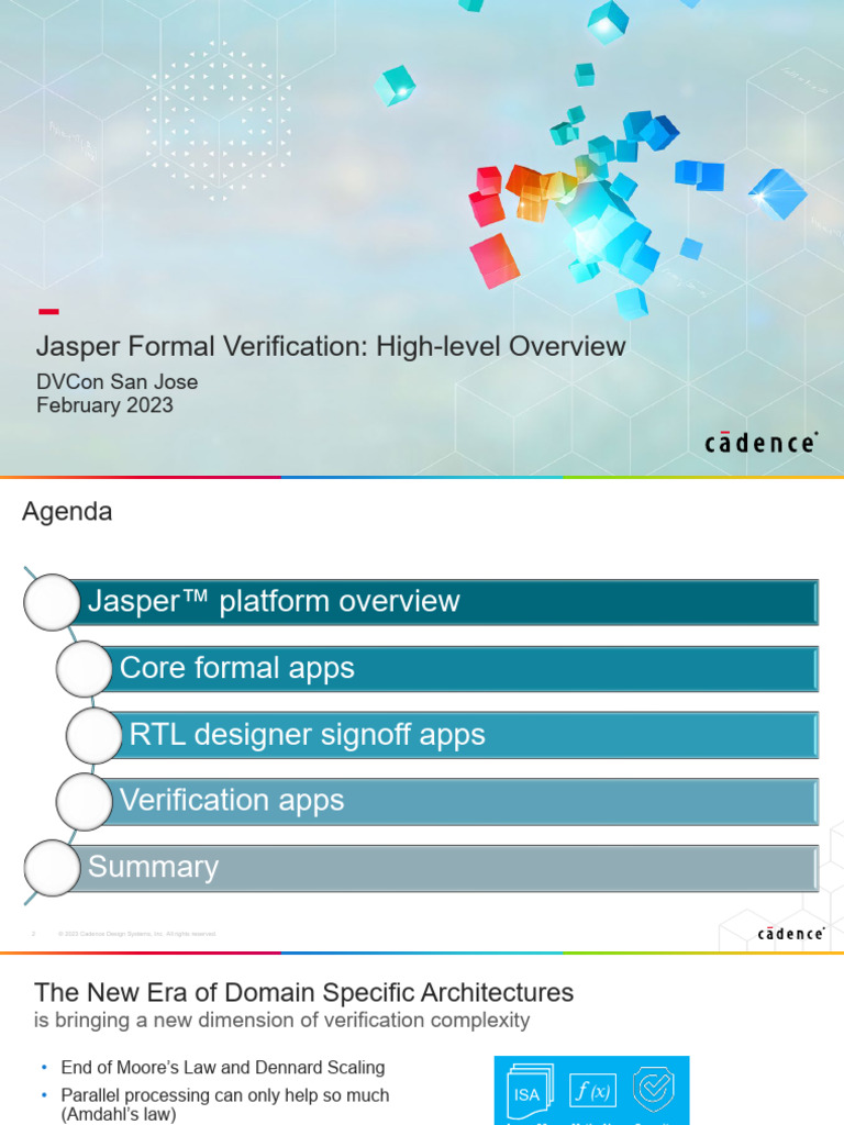 Jasper Overview Feb2023 | PDF | Formal Verification | Central Processing Unit