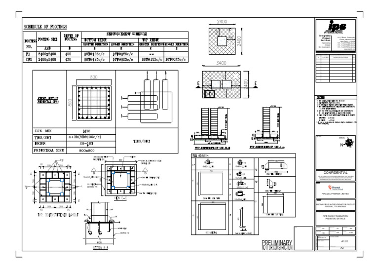 Pipe Rack Foundation | PDF