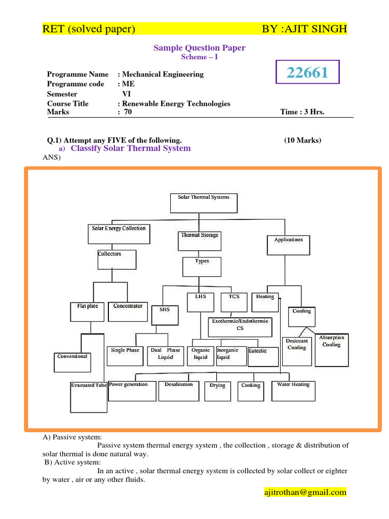 Solved Sample Question Paper | PDF | Solar Power | Photovoltaics