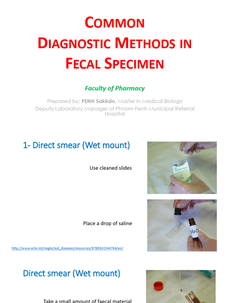 2. Diagnostic Method in Fecal Specimen_IU_2023 | PDF | Microscopy