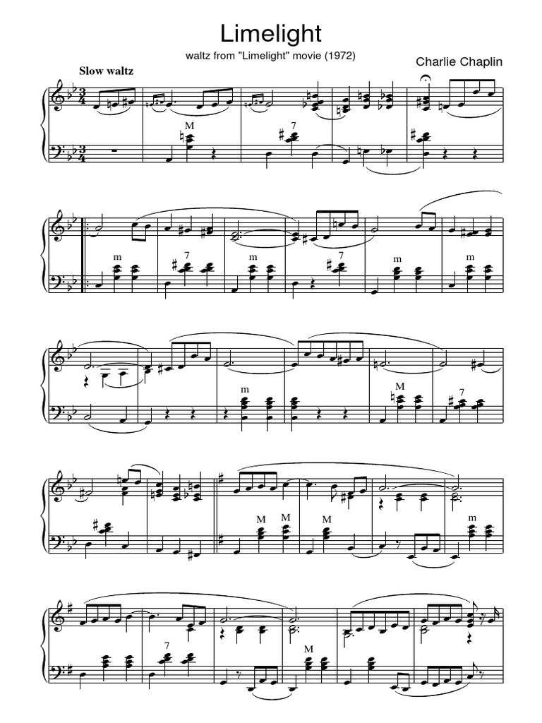 C. CHAPLIN, Limelight | PDF | Charlie Chaplin | Freedom Of Expression Law