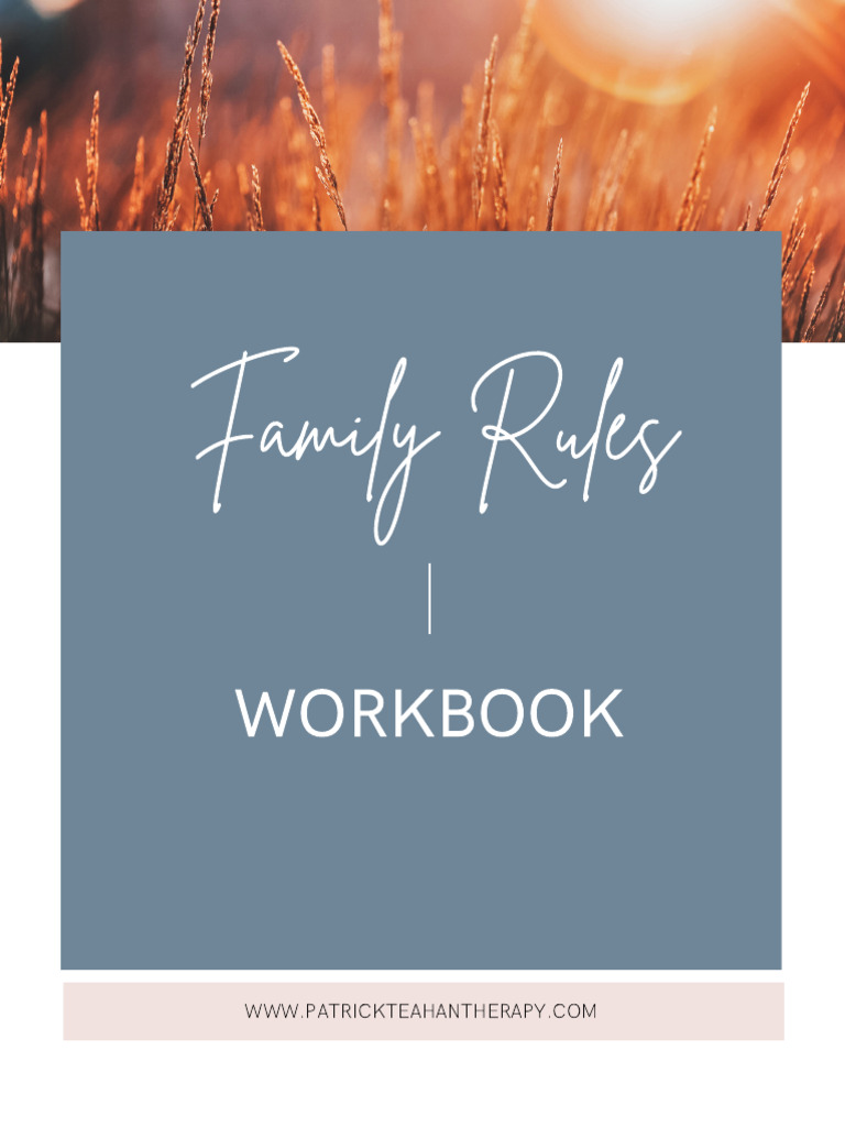 Family Rules Updated | PDF | Emotions | Shame