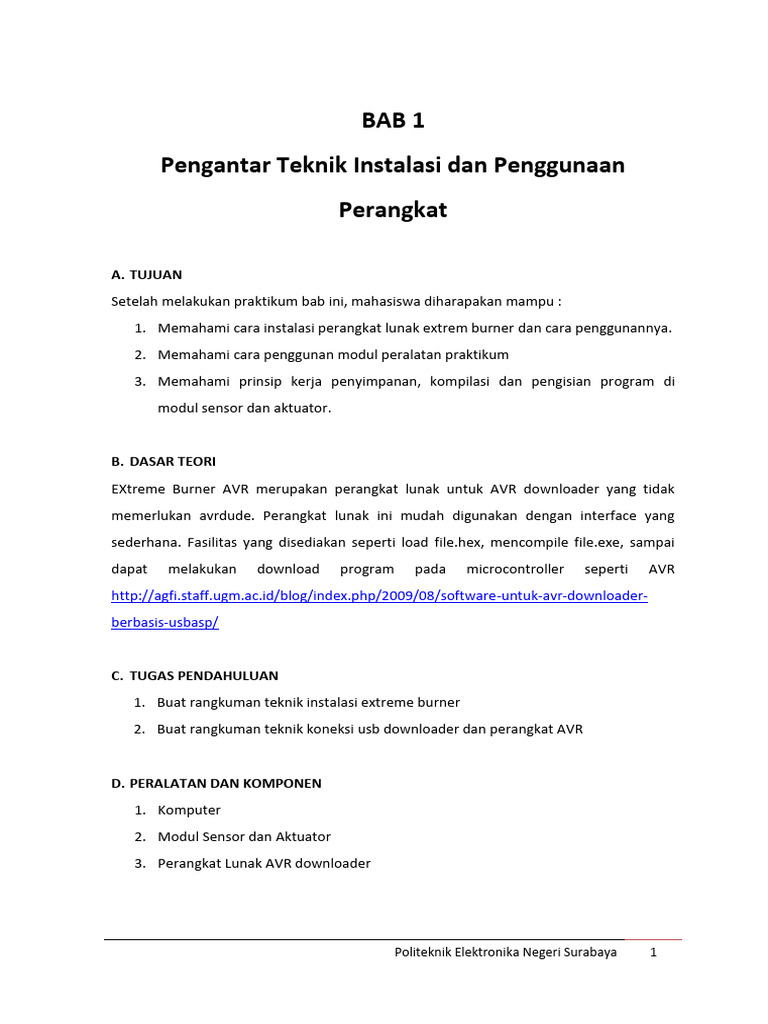 Praktikum Teknologi Sensor | PDF