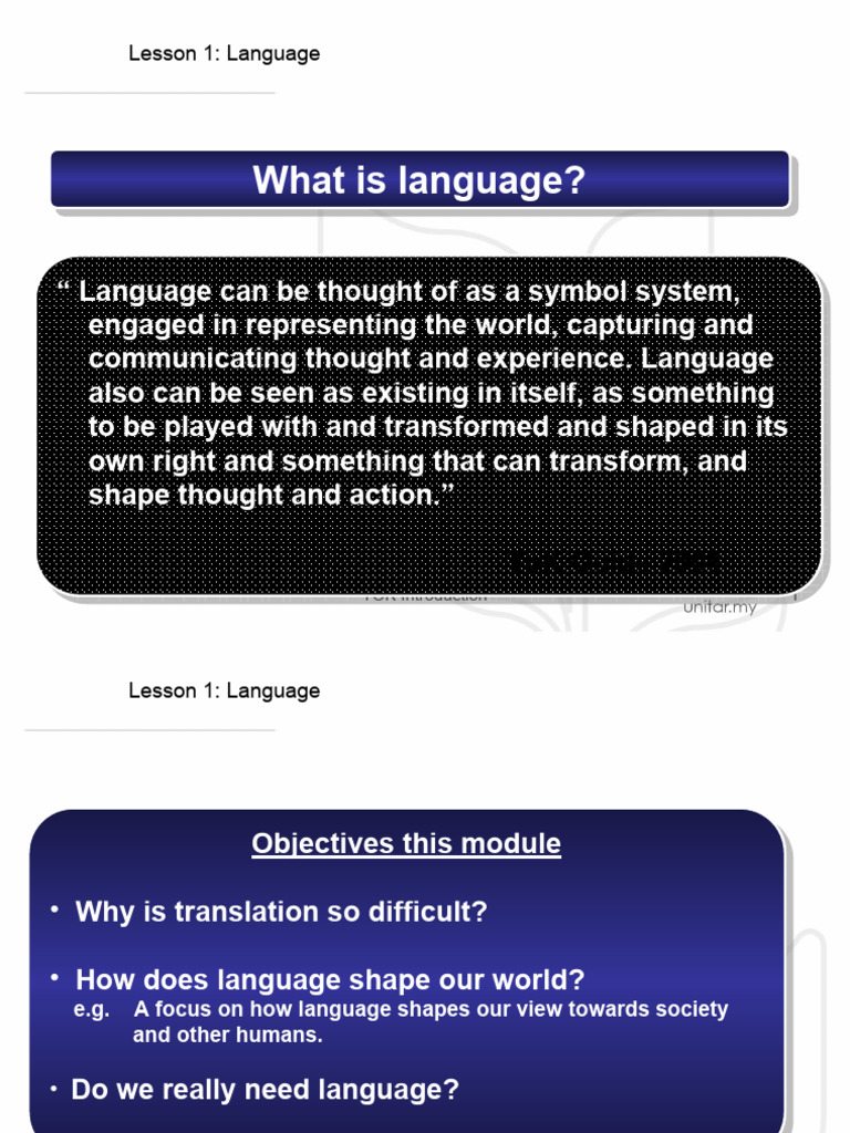 What Is Language | PDF