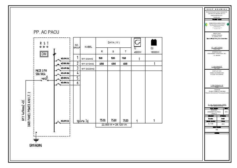 Diagram Wiring Pacu Ac | PDF