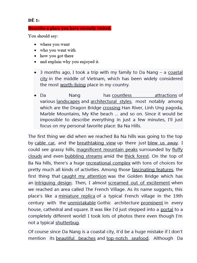 Midterm Speaking NN4 | PDF