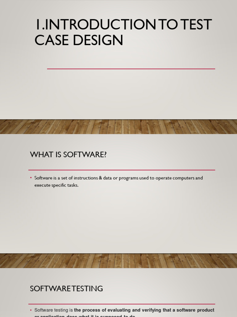 1.introduction To Test Case Design | PDF | Software Testing | Control Flow