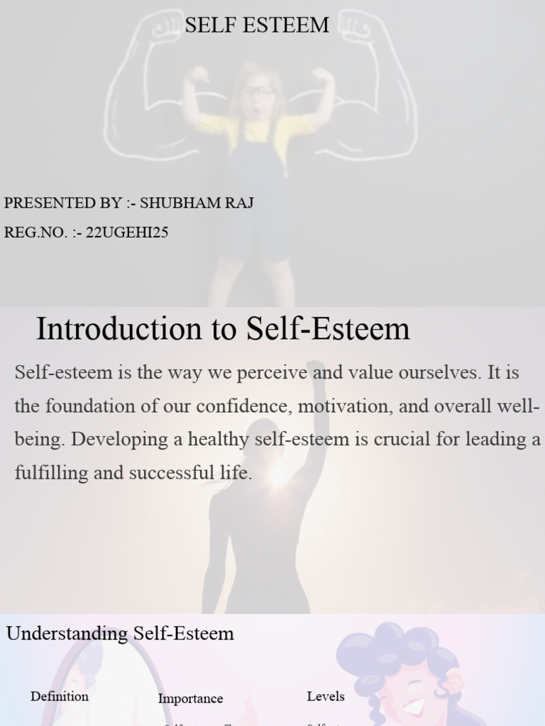 SELF-ESTEEM - PPTX 20240417 184249 0000 | PDF | Self Esteem | Behavior Modification