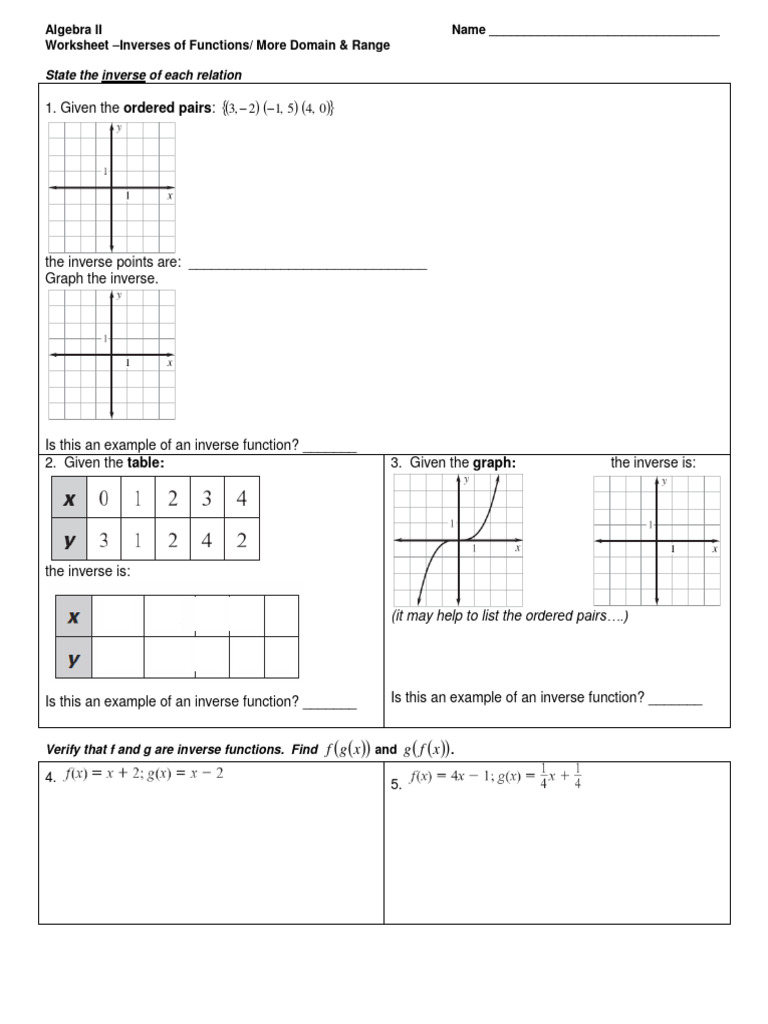 7 5WS-inverses | PDF | Function (Mathematics) | Mathematical Relations