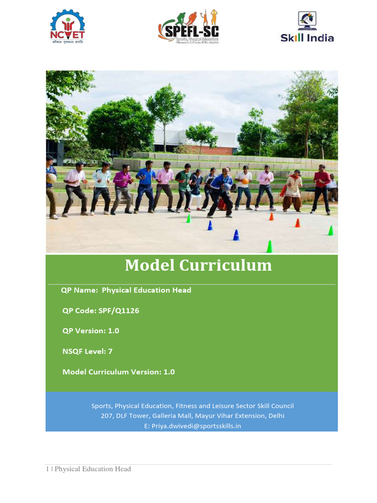 MC - Physical Education Head .PDF | PDF | Physical Education | Learning