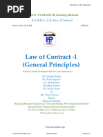 Law of Contract Notes | PDF | Law
