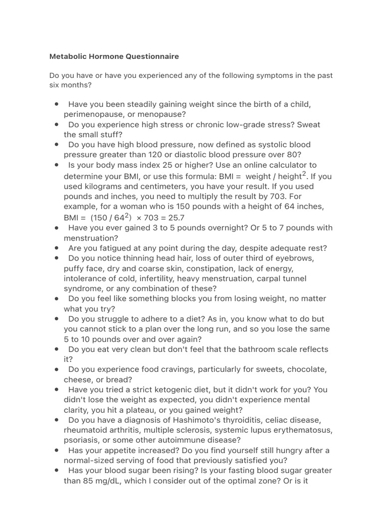 From Women Food and Hormones | PDF | Menopause | Clinical Medicine