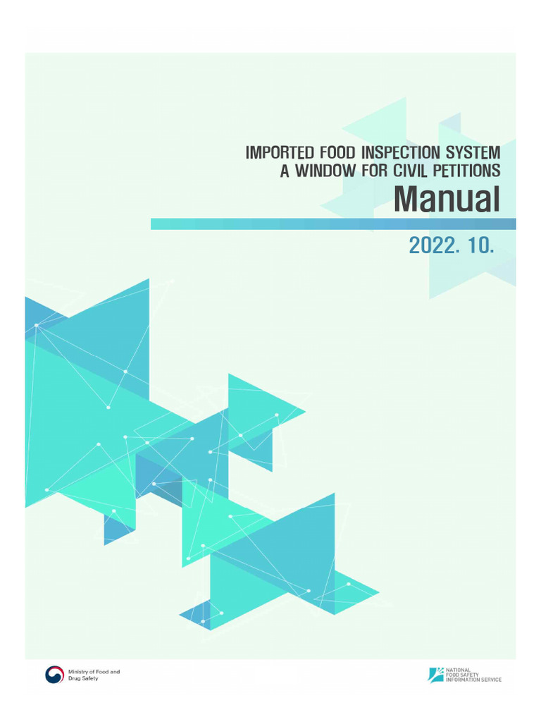 Food Import Inspection Guide | PDF | Login | Computing
