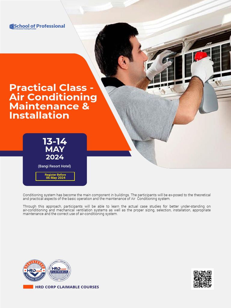 Practical Class - Air Conditioning Maintenance & Installation | Download Free PDF | Air ...