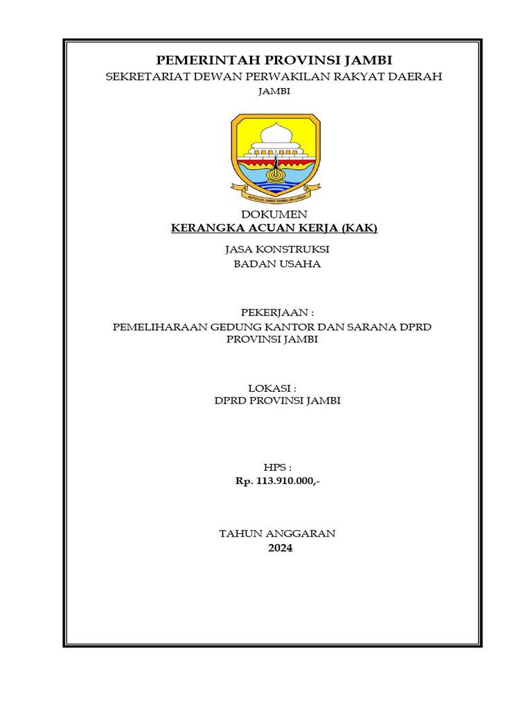 Kak DPR Gedung 2024 113 JT1 | PDF