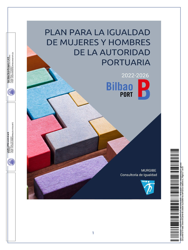 PLAN-DE-IGUALDAD de mujeres y hombres de la APB 2022-2026 | PDF | Acoso ...