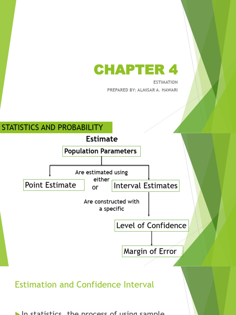 Chapter 4stats and Prob | PDF | Estimator | Estimation Theory