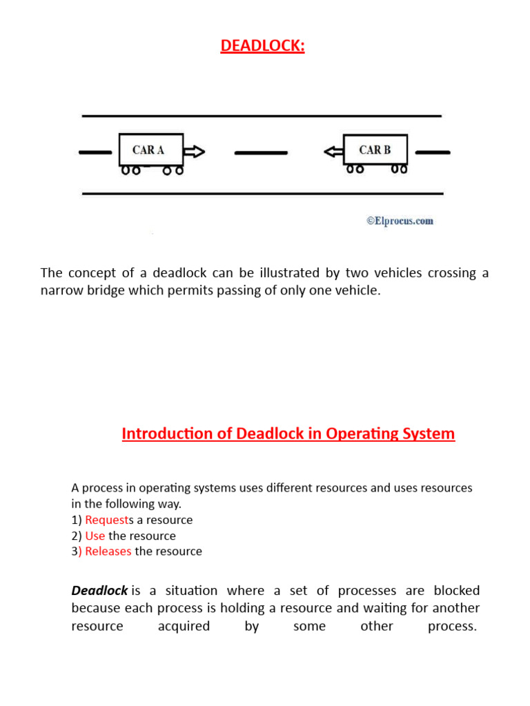 4.3 Deadlock [Autosaved] | PDF | Process (Computing) | Computing